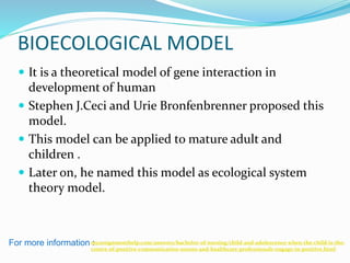 Bioecological Model | PPT