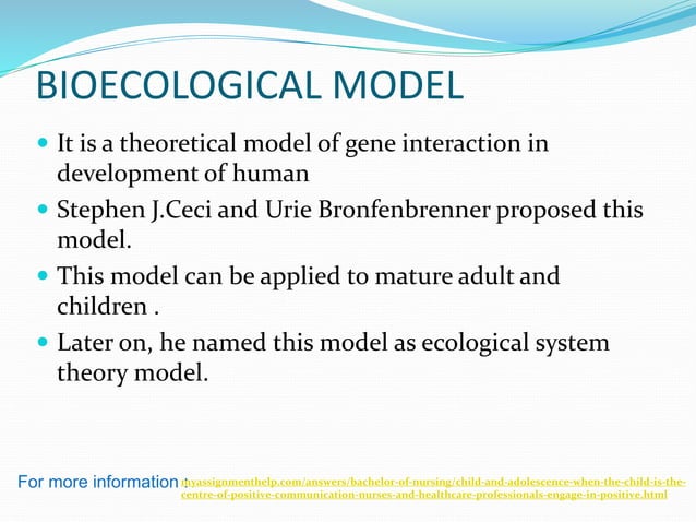 Bioecological Model | PPT