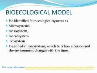 Bioecological Model | PPT