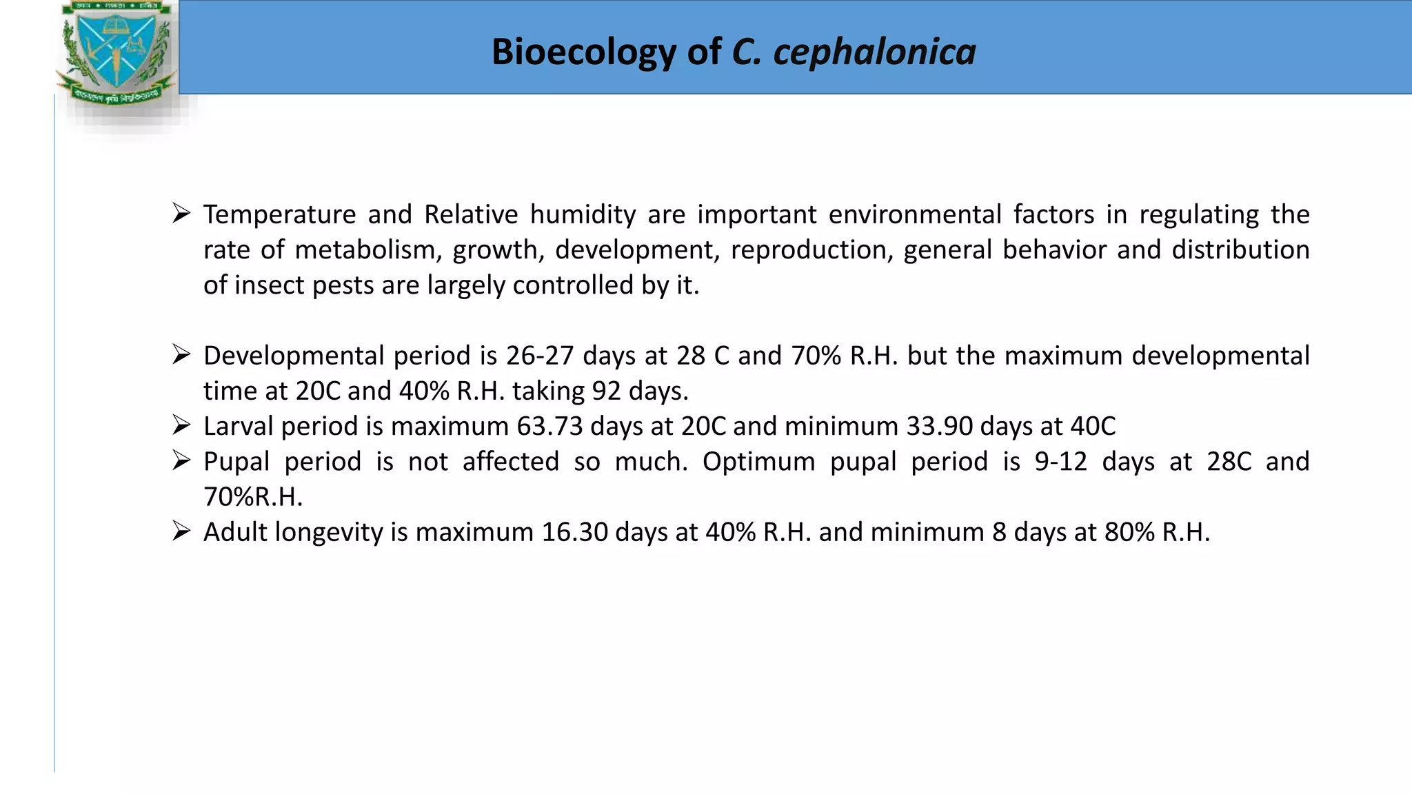 Bioecology and management of rice meal moth | PPTX