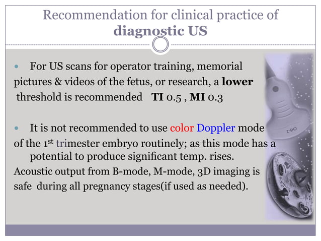 Bioeffect Of Ultra Sound | PPTX | Pregnancy | Reproductive Health