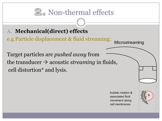 Bioeffect Of Ultra Sound | PPTX