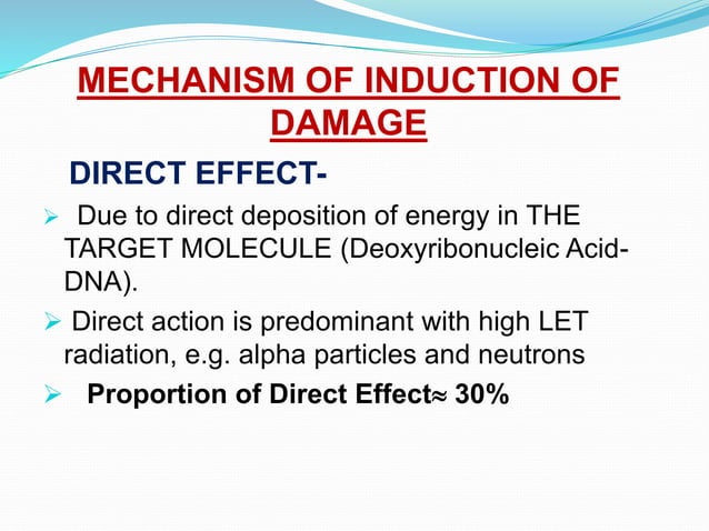 Biological effects of radiation | PPTX