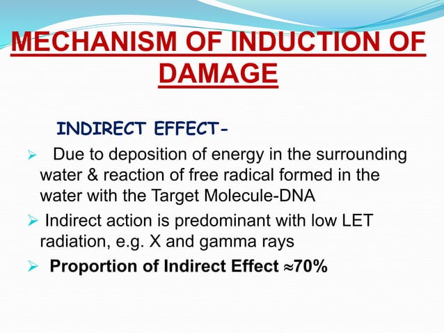Biological effects of radiation | PPTX