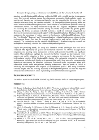 POSSIBILITIES AND LIMITATIONS OF BIODEGRADABLE PLASTICS | PDF