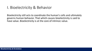 Bioelectricity & Evolution | PPT