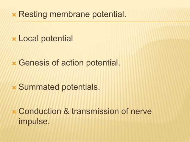 Bioelectric potential | PPTX