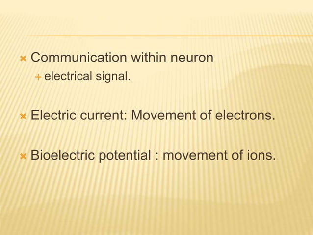 Bioelectric potential | PPTX