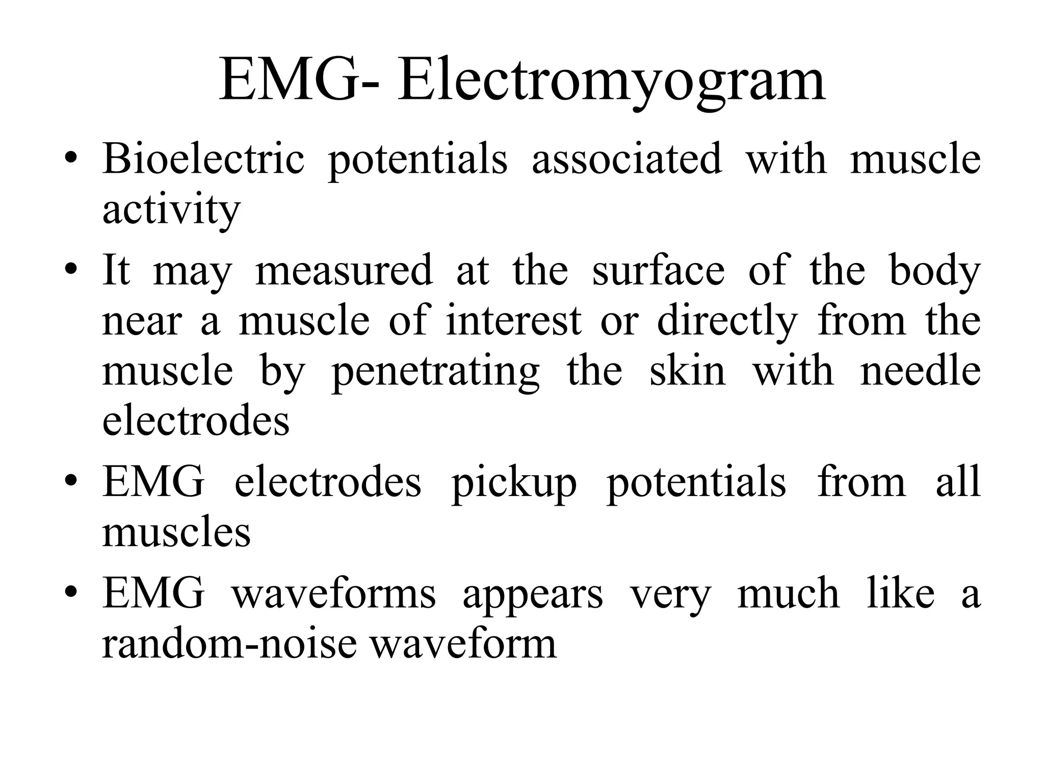 Bioelectric potentials | PDF