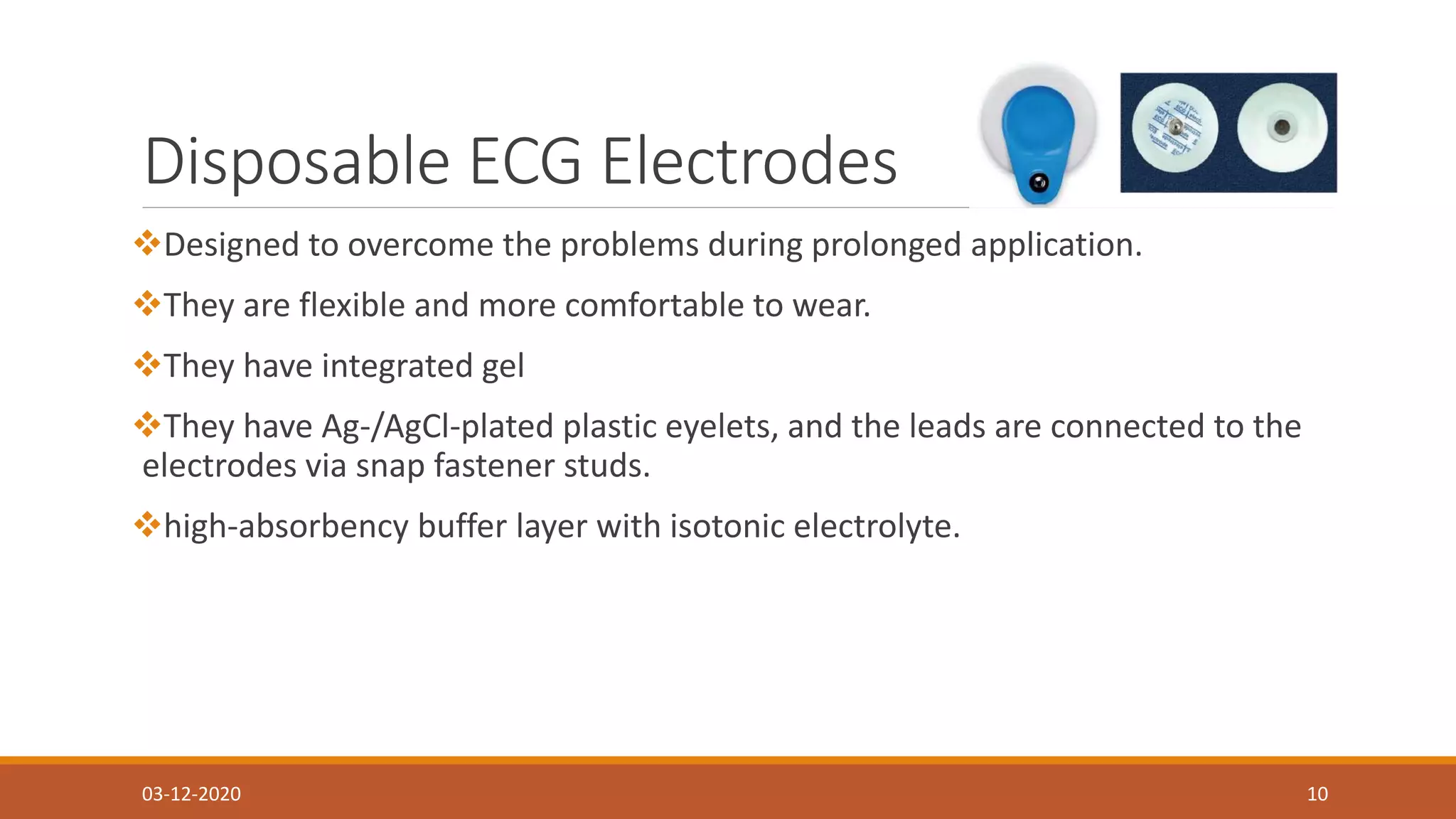 Bioelectrodes for ecg- Raghav Mishra | PPTX