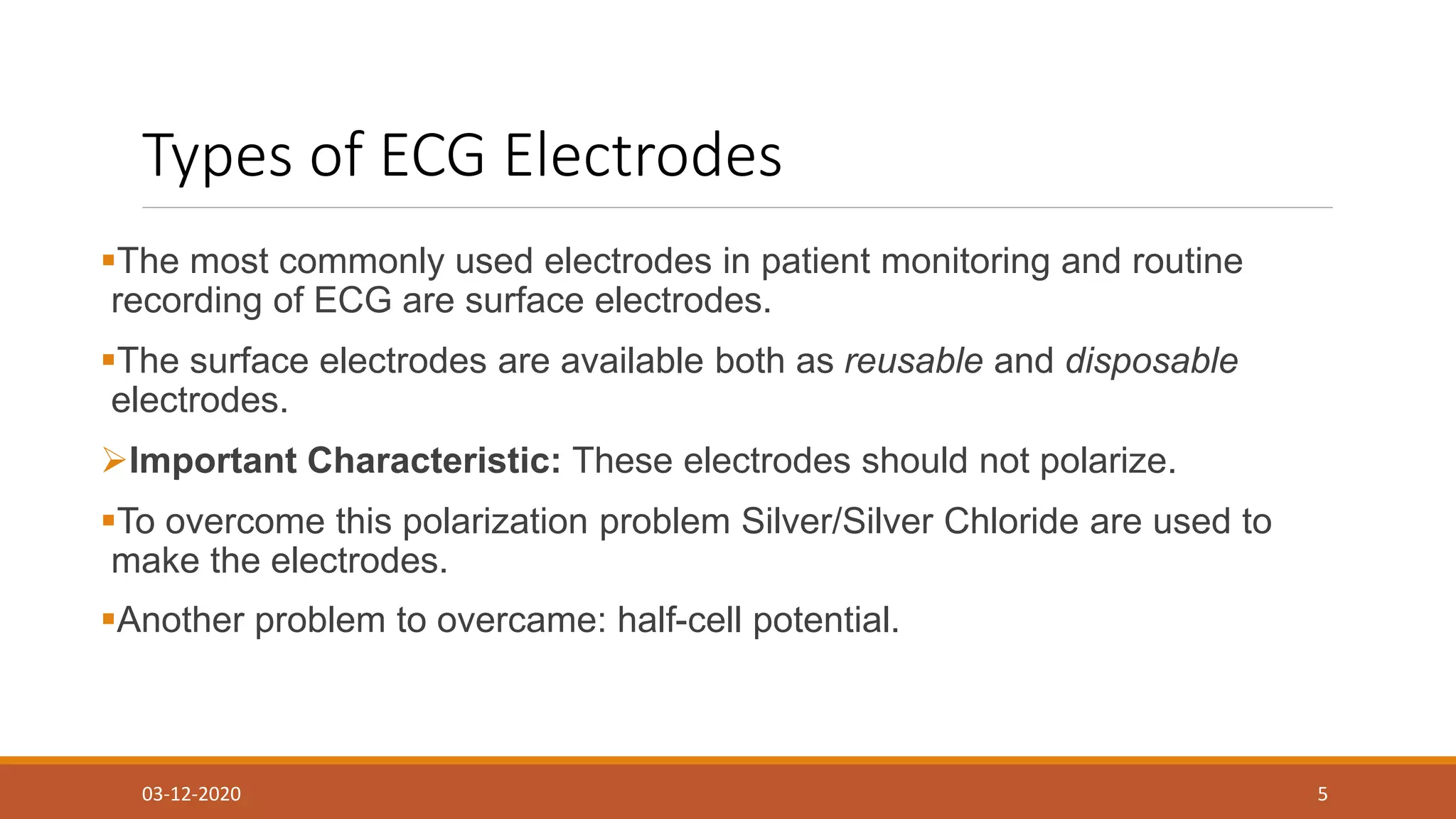 Bioelectrodes for ecg- Raghav Mishra | PPTX