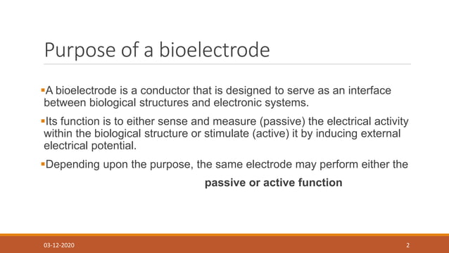 Bioelectrodes for ecg- Raghav Mishra | PPTX
