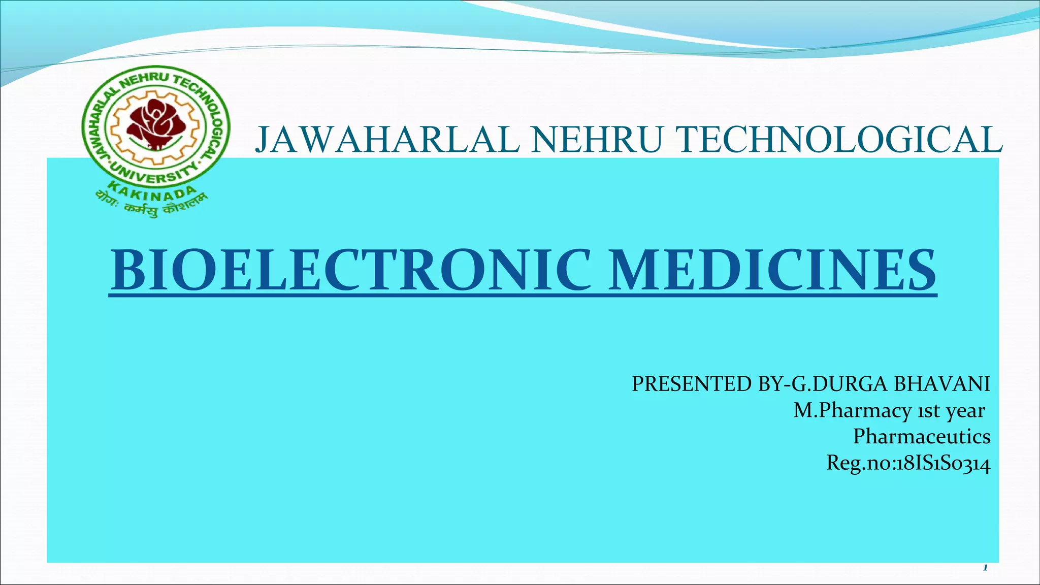 Bioelectronic medicines | PPT