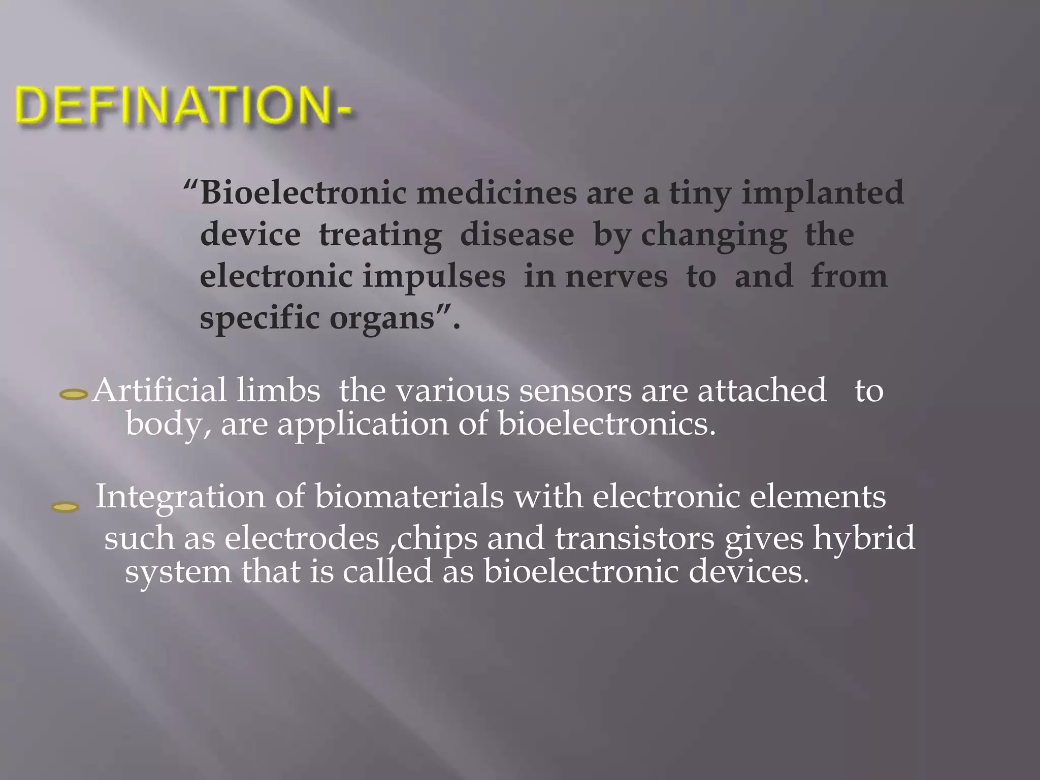 Bioelectronic medicine | PPTX