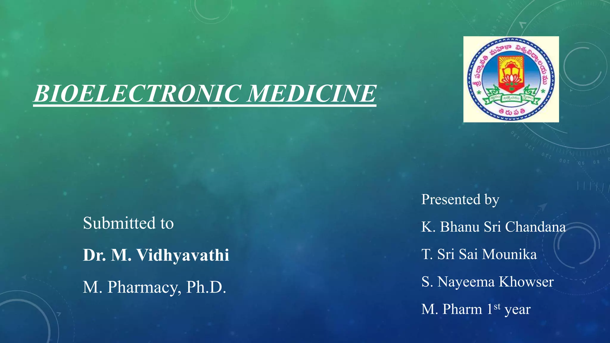 Bioelectronic medicine | PPTX