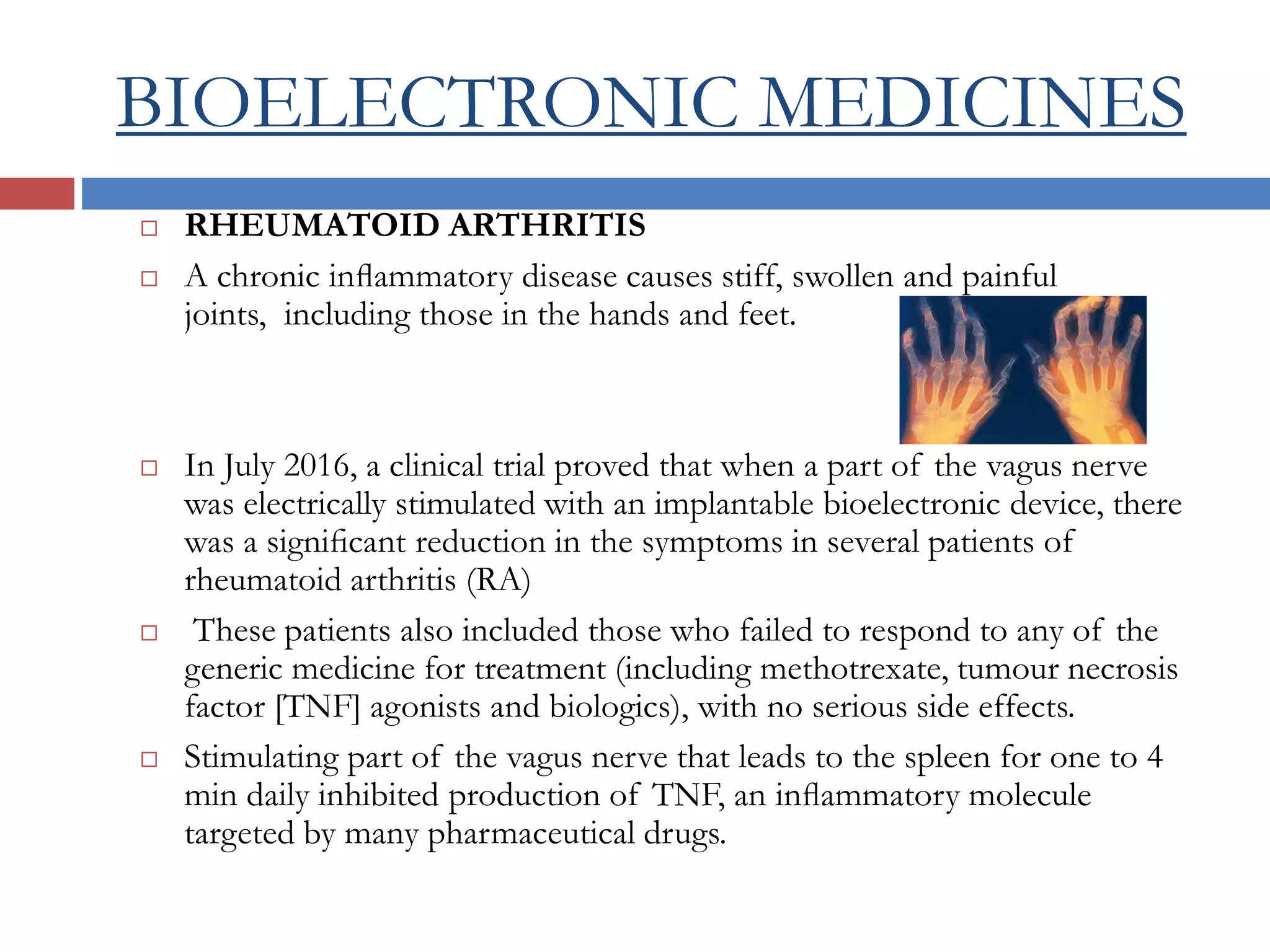 Bioelectronic medicines | PPTX