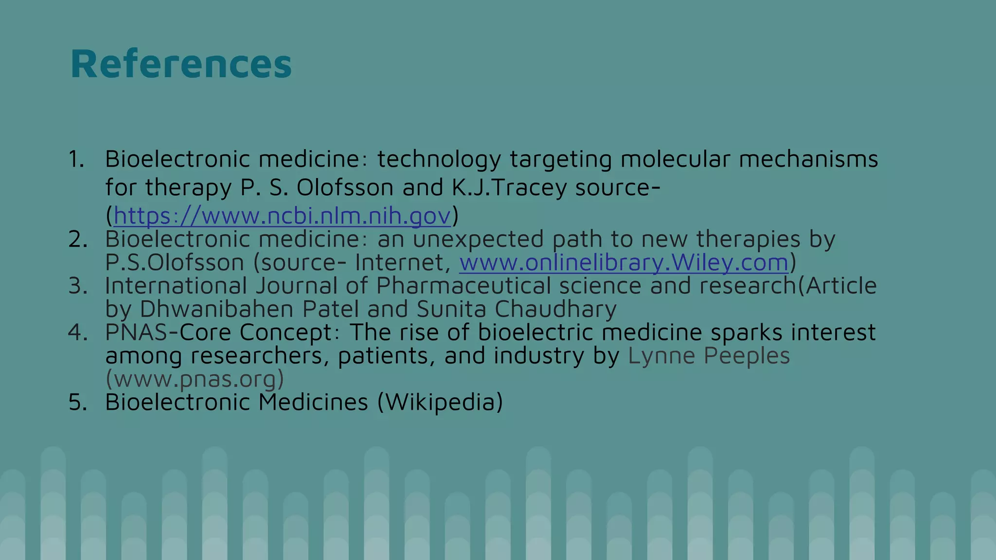 Bioelectronic medicines | PPTX