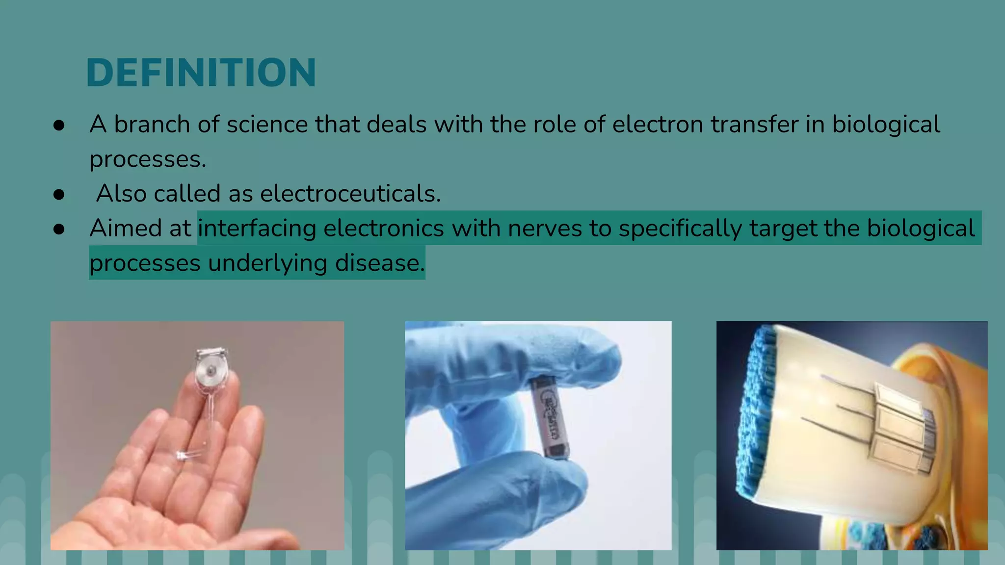 Bioelectronic medicines | PPTX
