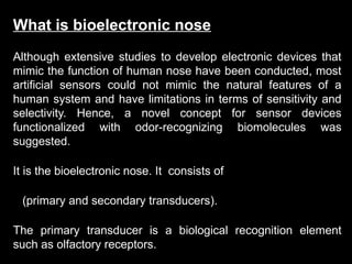 bioelectronic Nose Old.pptxbioelectronic Nose Old.pptx