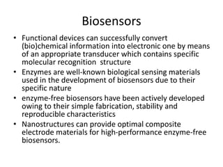 Bioelectronics devices | PPTX