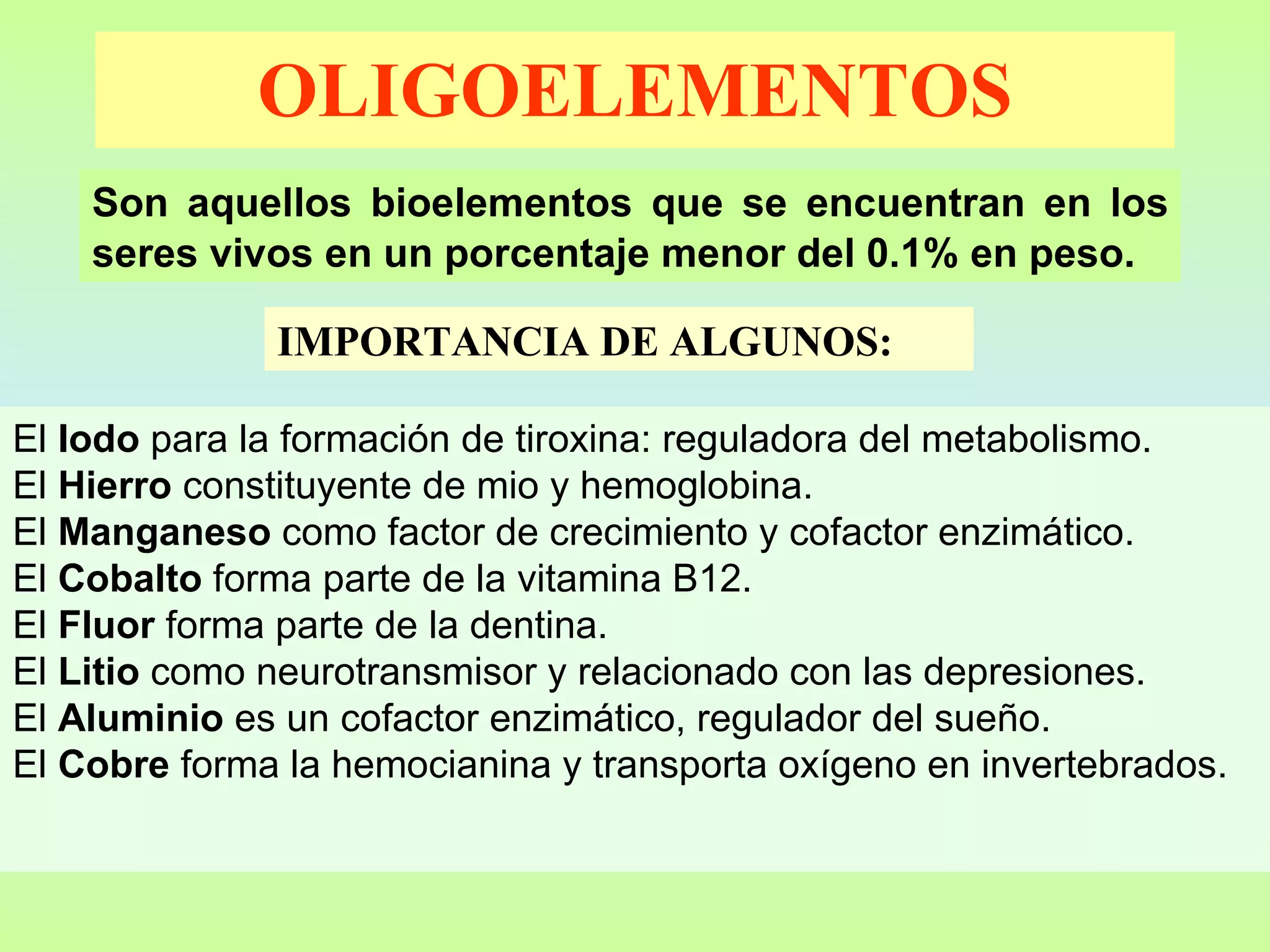 Los Bioelementos | PPT