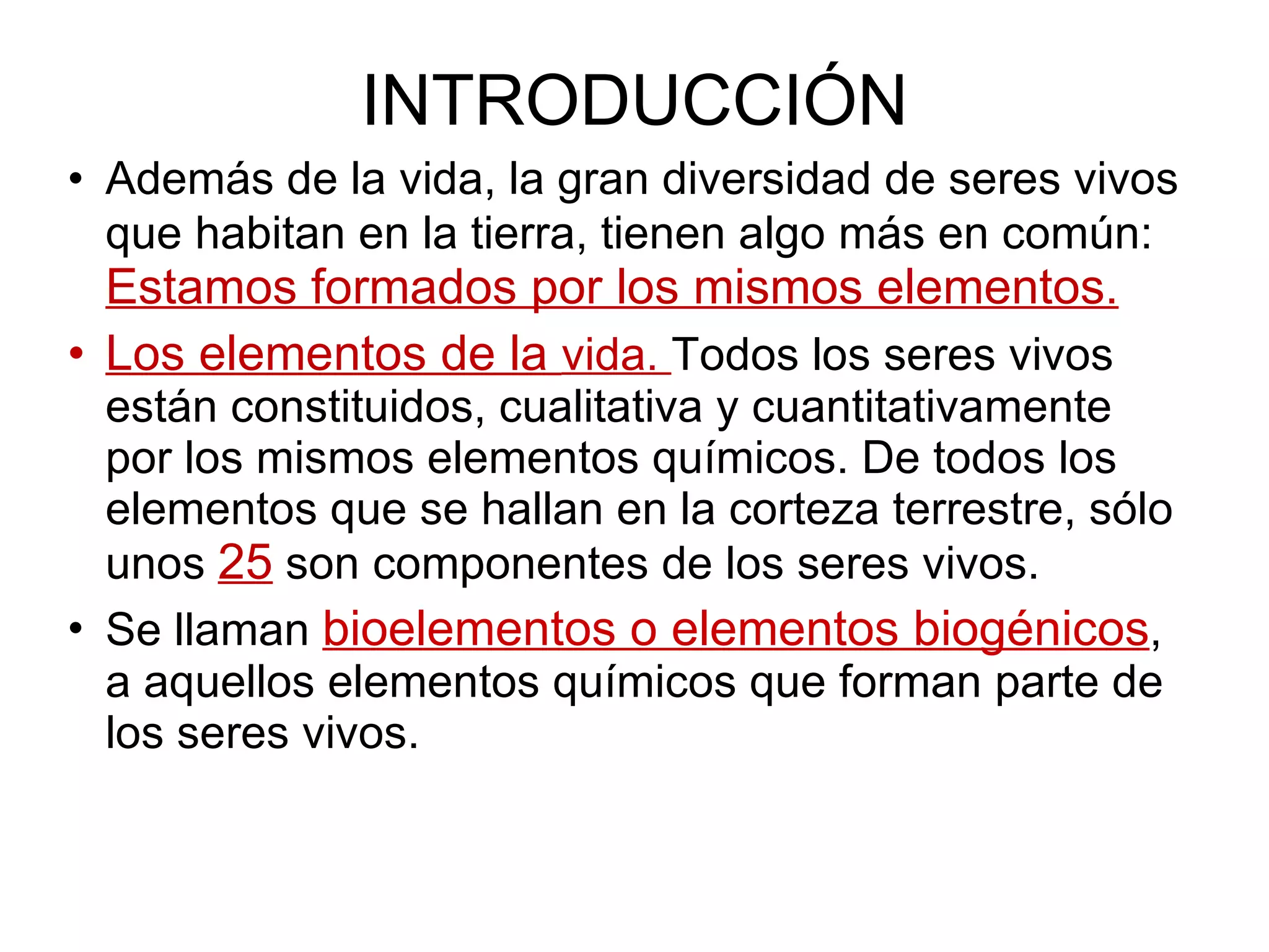 Bioelementos | PPT