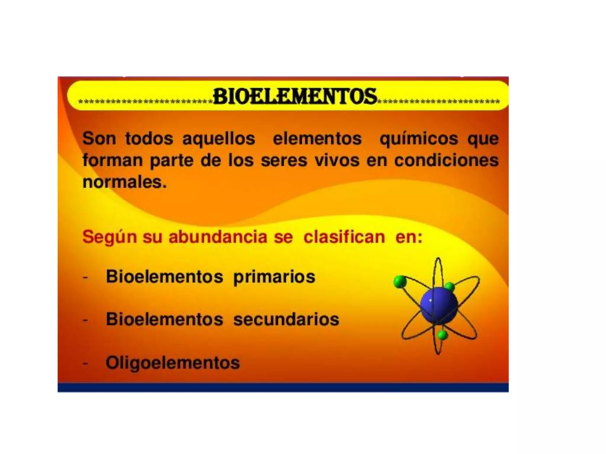 Bioelementos | PPTX