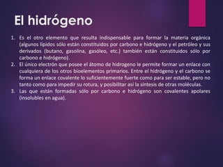 Bioelementos | PDF