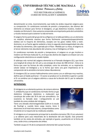 BIOELEMENTOS PRIMARIOS. | DOCX
