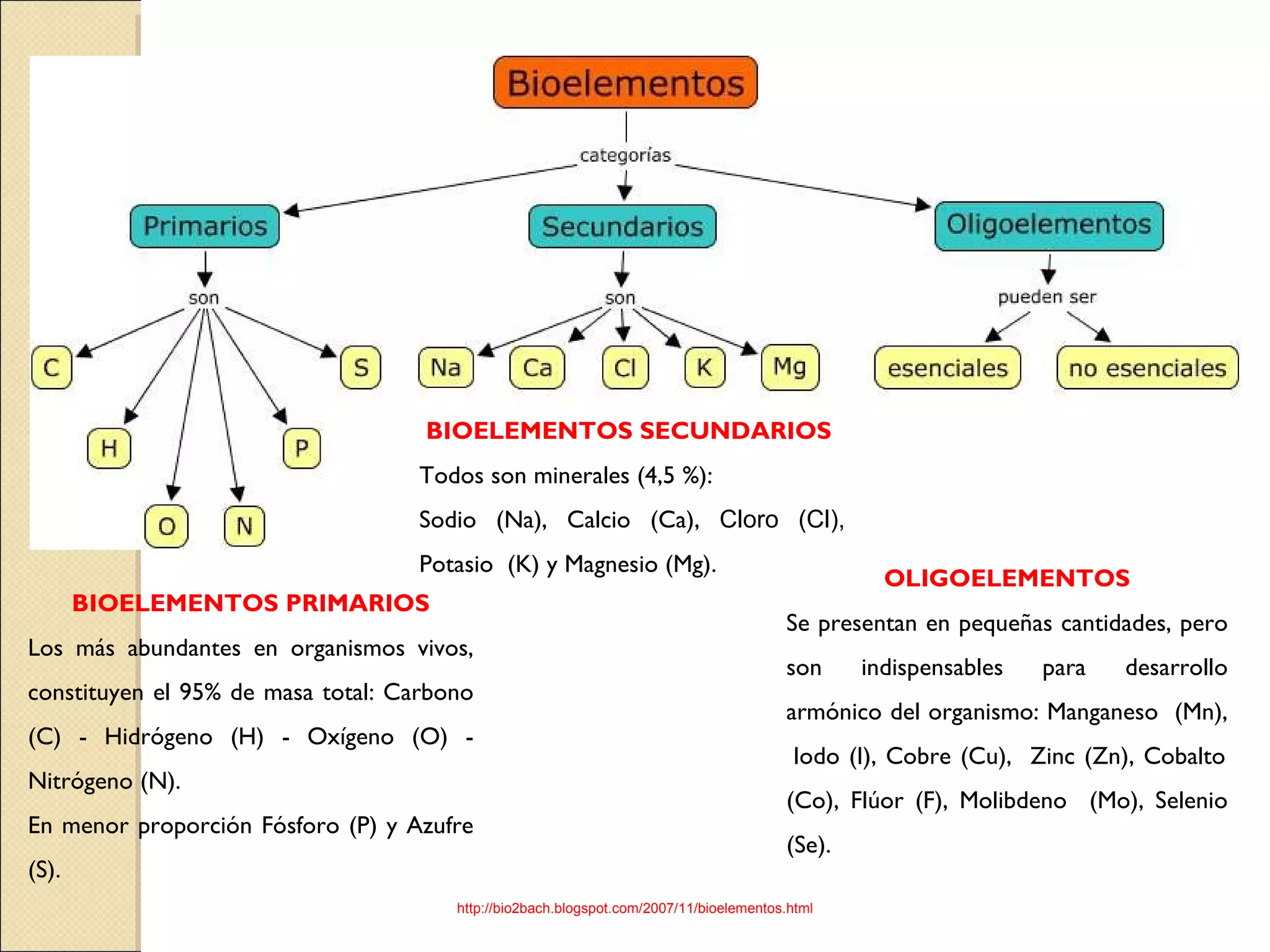 Bioelementos y biomoléculas | PPT