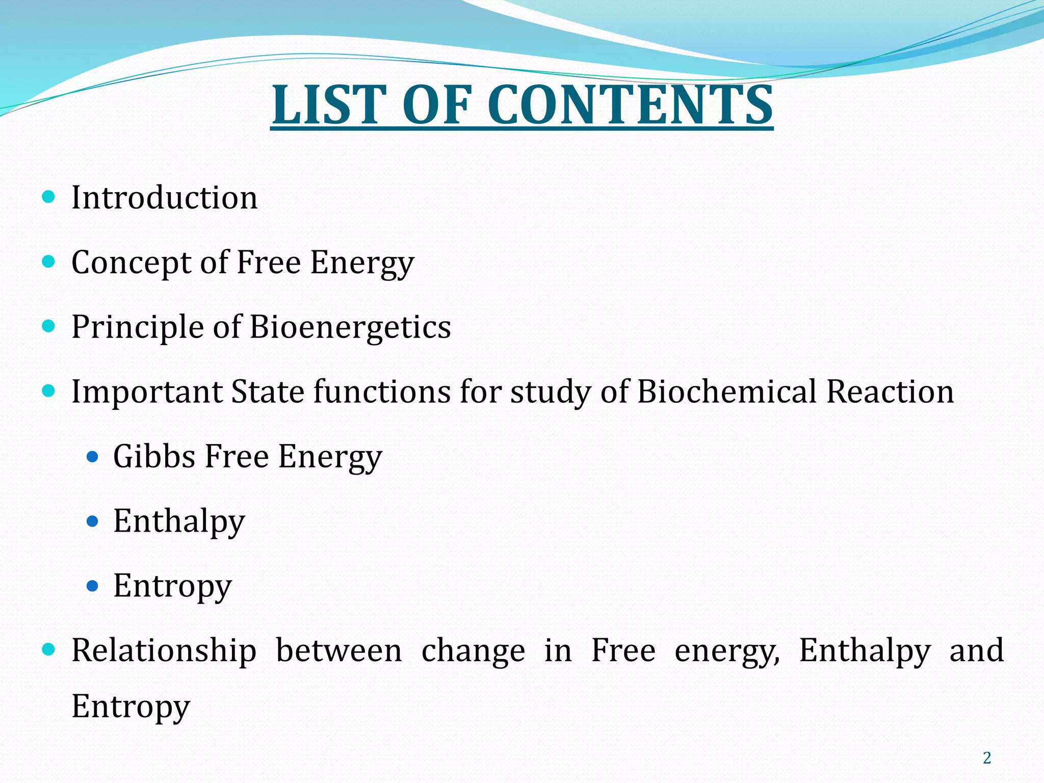 Bioenergetics | PPTX