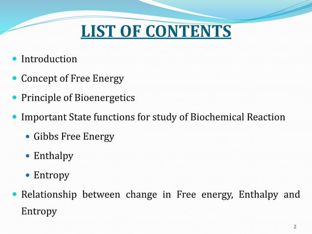 Bioenergetics | PPTX