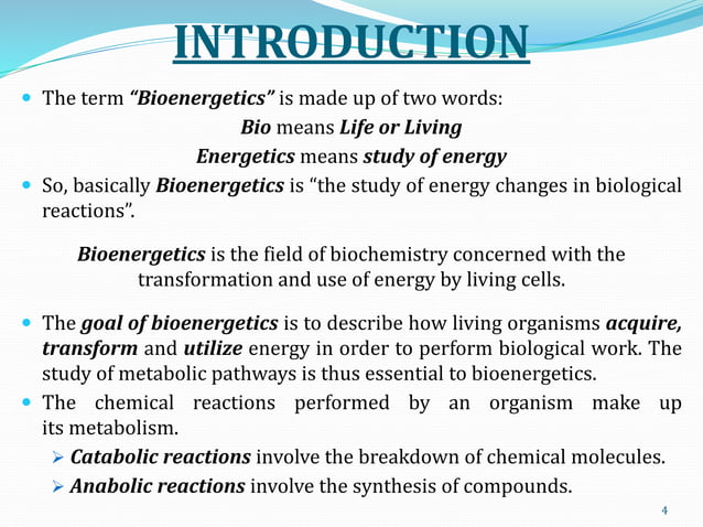 Bioenergetics | PPTX
