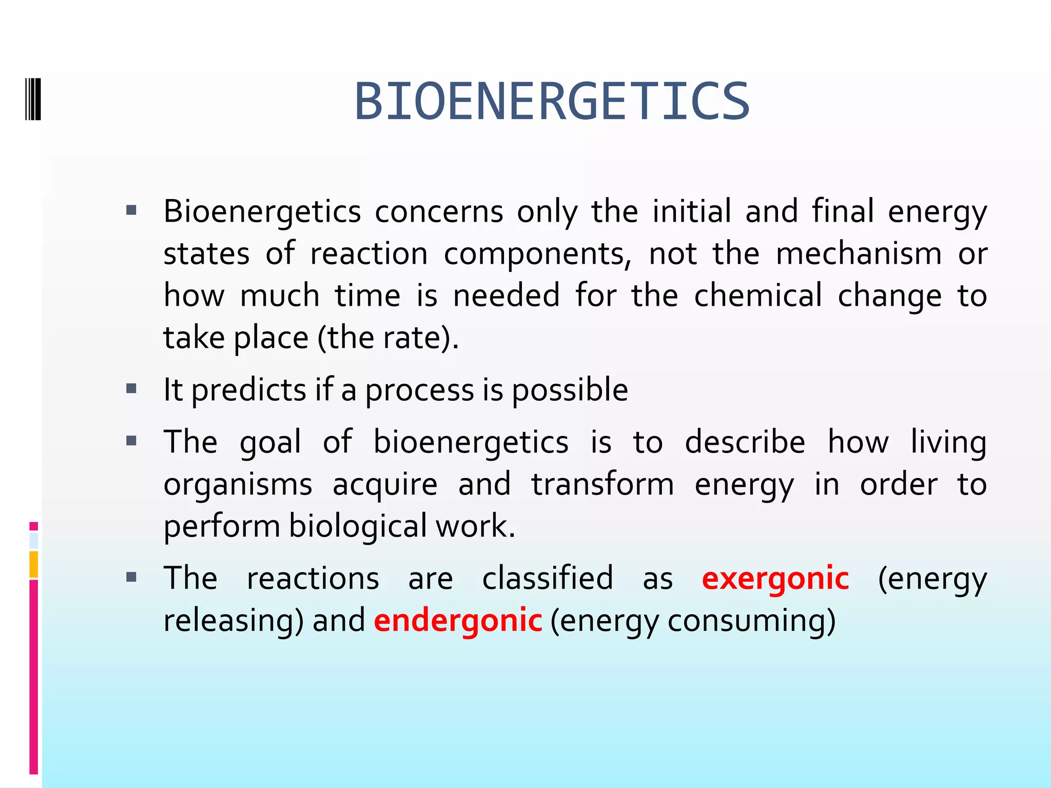 Bioenergetics | PPTX