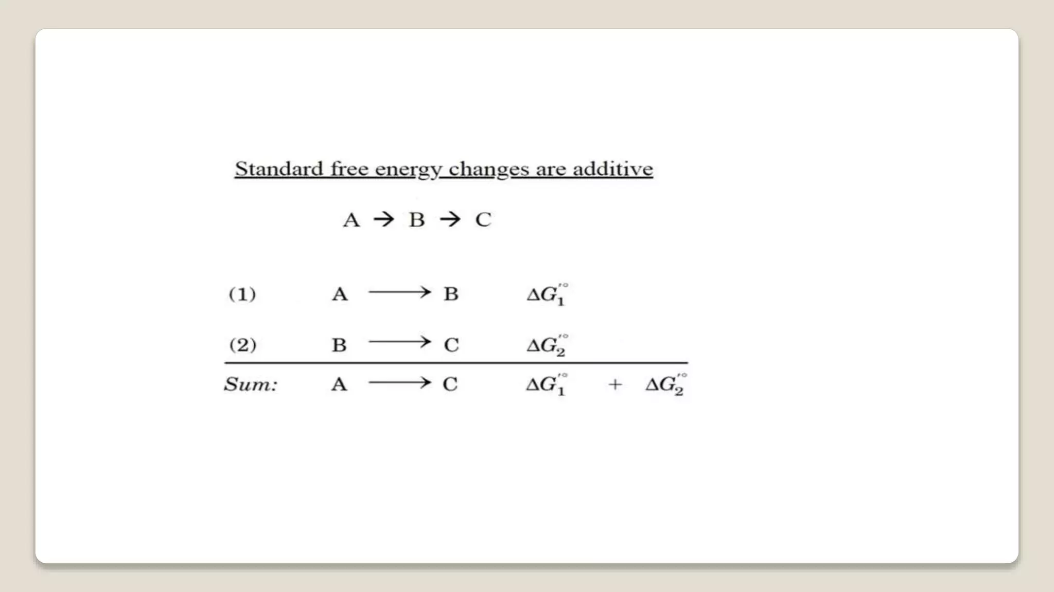 Ch 13 biochemistry-Bioenergetics and Thermodynamics (Enthalpy, Entropy ...