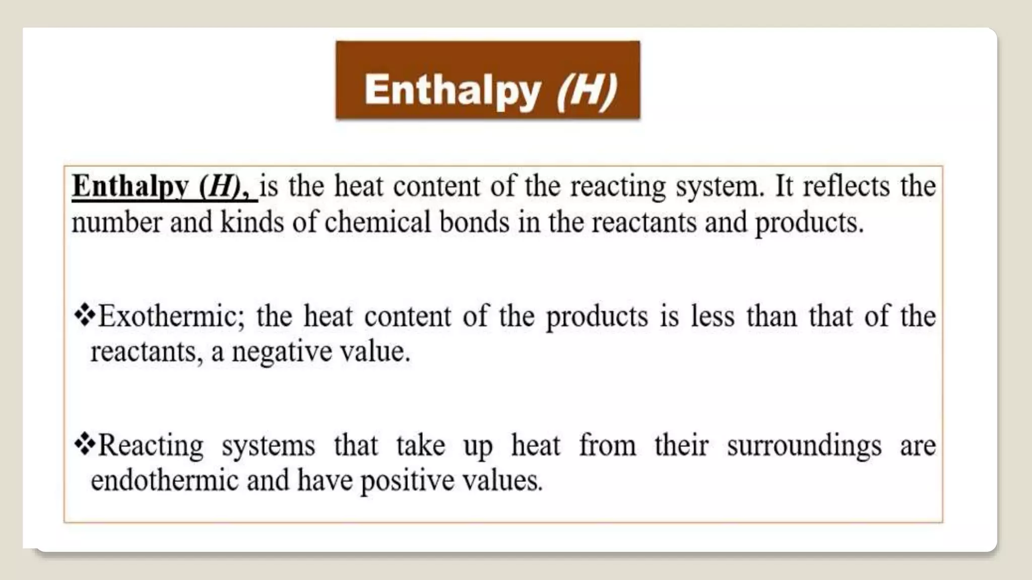 Ch 13 biochemistry-Bioenergetics and Thermodynamics (Enthalpy, Entropy ...
