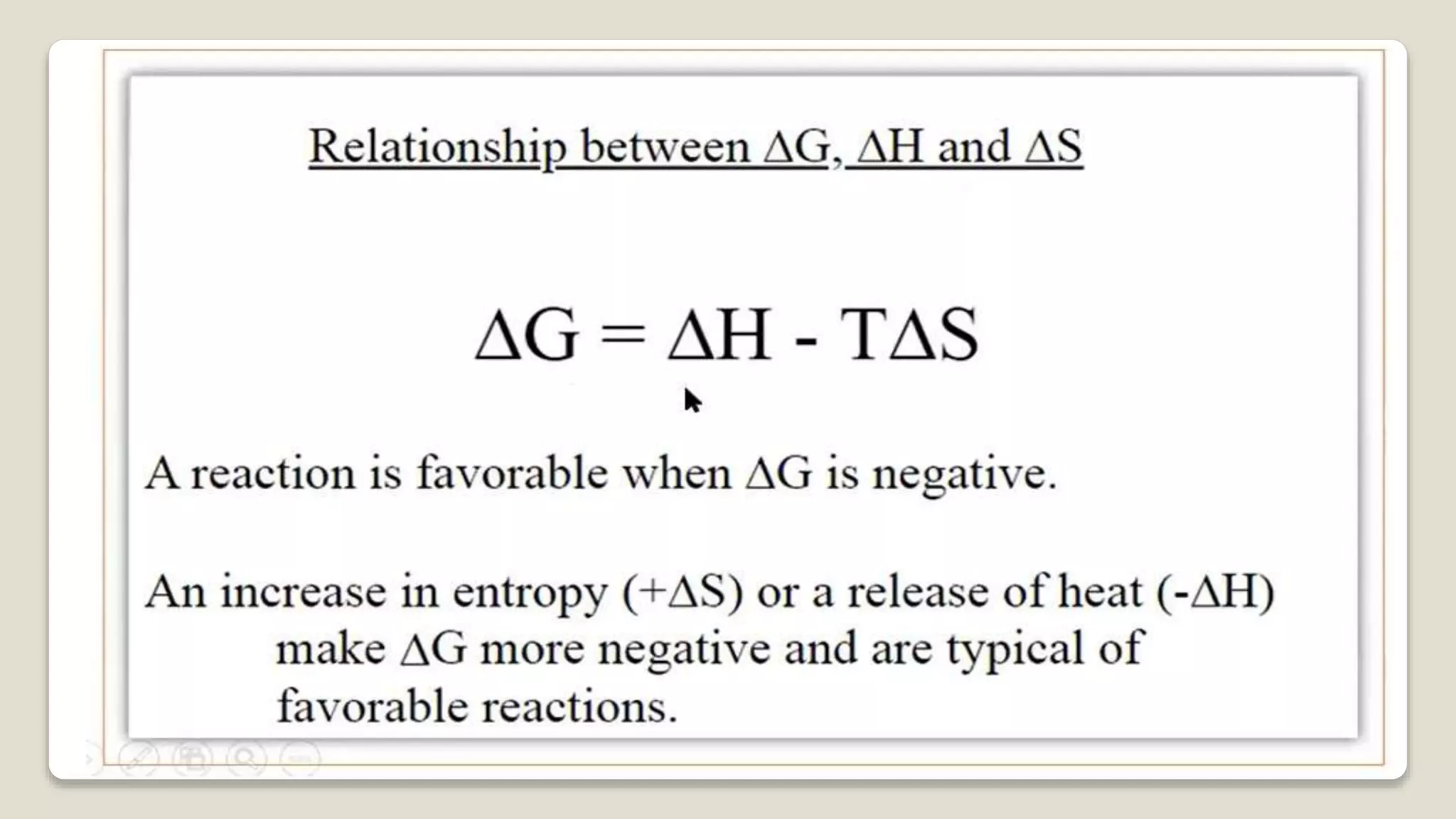 Ch 13 biochemistry-Bioenergetics and Thermodynamics (Enthalpy, Entropy ...