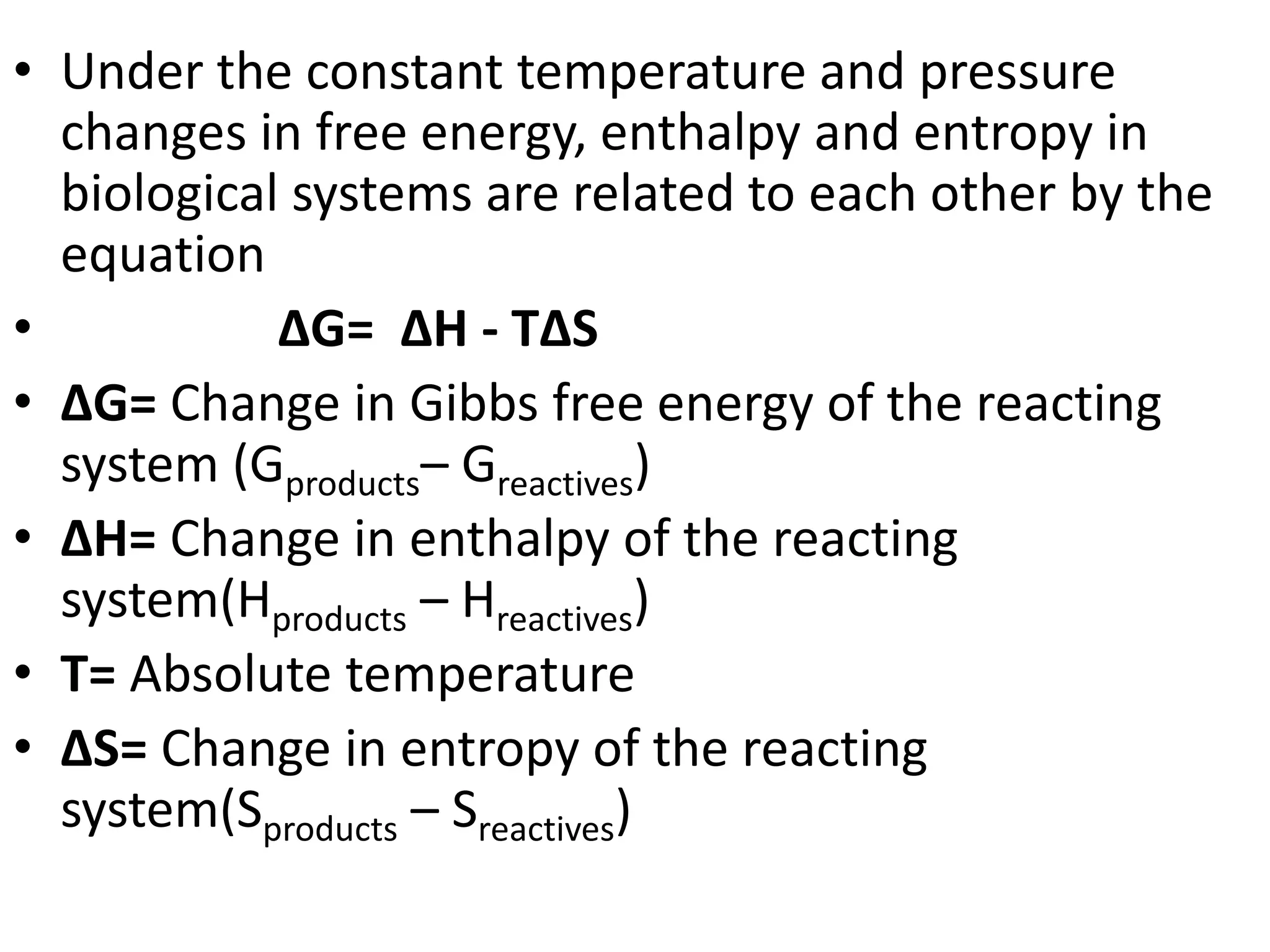 Bioenergetics and thermodynamics | PPTX