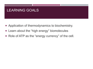 bioenergetics Role of ATP .pptx