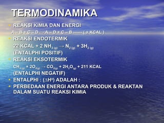 power point tentang bioenergetika termoinamika | PPT