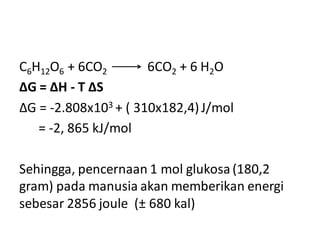 Bioenergetika revisi | PDF
