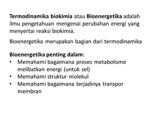 Bioenergetika revisi | PDF