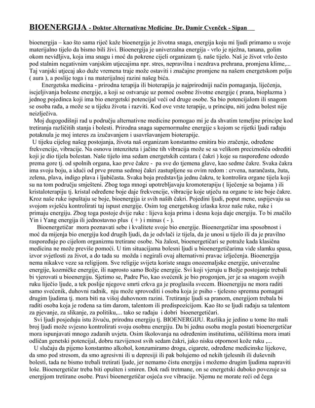 Bioenergija | DOC