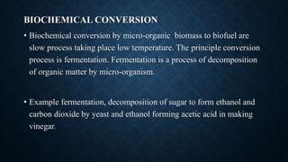 Bioenergy and biogas | PPTX
