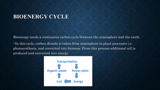 Bioenergy and biogas | PPTX