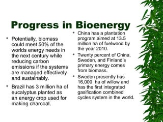 bioenergy.ppt from farms and other sources for sustainability | PPT