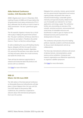 Bioenergy New Review October 2019 | PDF