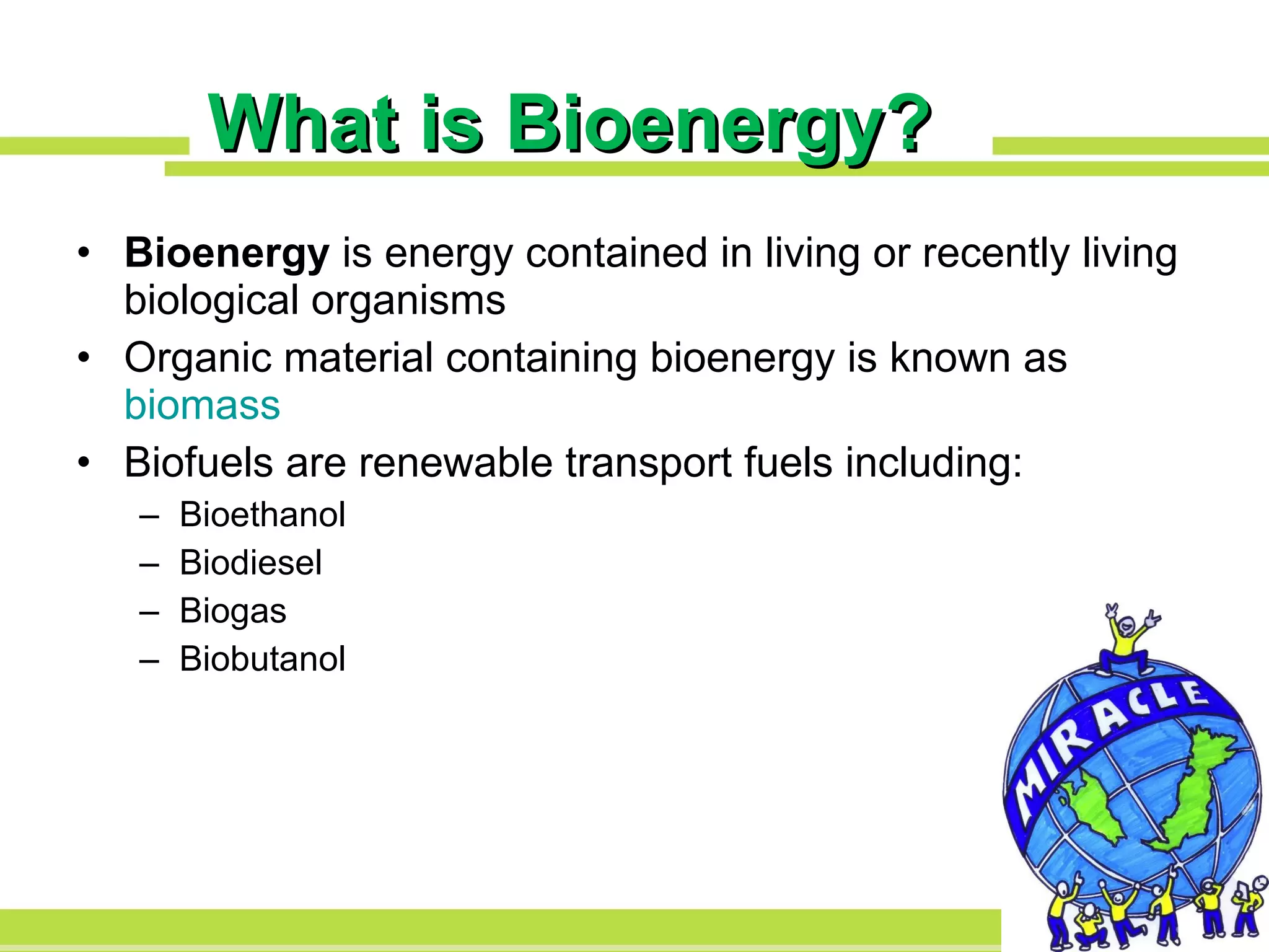 Bio Energy Presentation | PPT