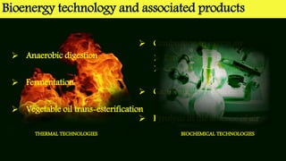 Bioenergy technology, products and developments in Nigeria | PPTX