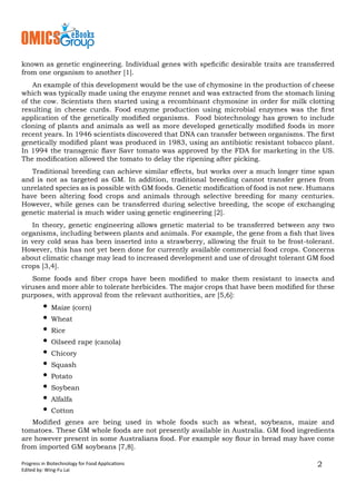 Bioengineering in-production-of-food-ingredients | PDF | Biotech and ...